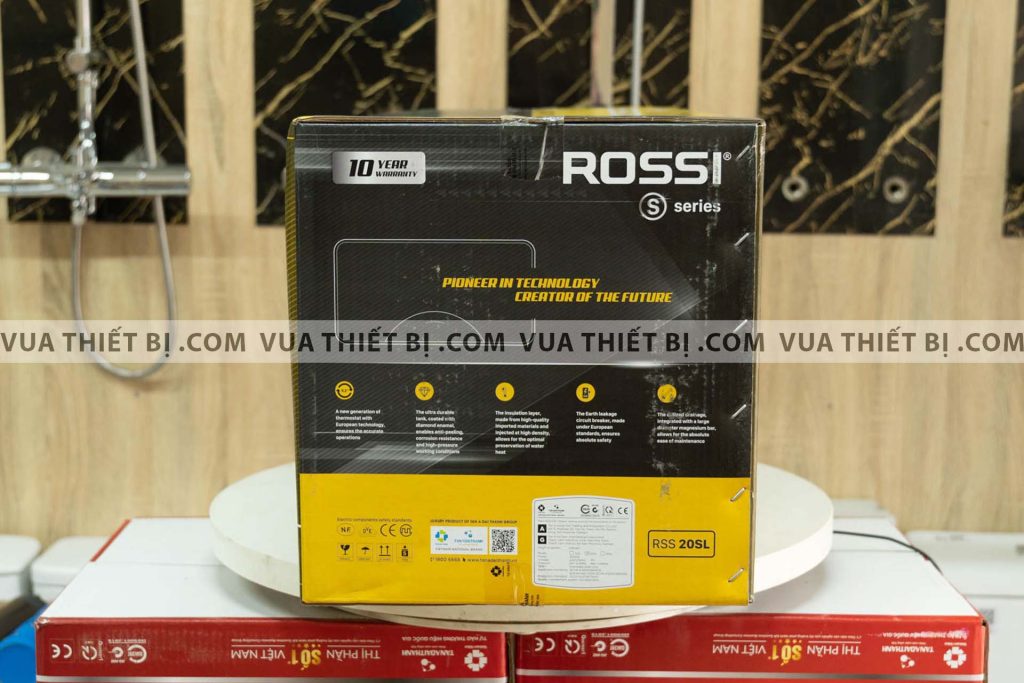 Bình nóng lạnh ROSSI S-Series 15L lít ngang RSS-15SL gián tiếp 2500w giá rẻ nhất!