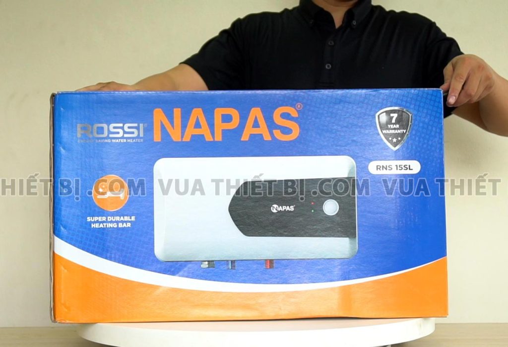 Bình nóng lạnh ROSSI NAPAS 20L lít ngang RNS-20SL gián tiếp 2500w giá rẻ nhất!