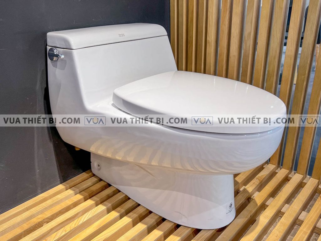Bồn cầu 1 khối AMERICAN STANDARD 2050-WT Dòng IDS CLEAR nắp êm | VUA ...
