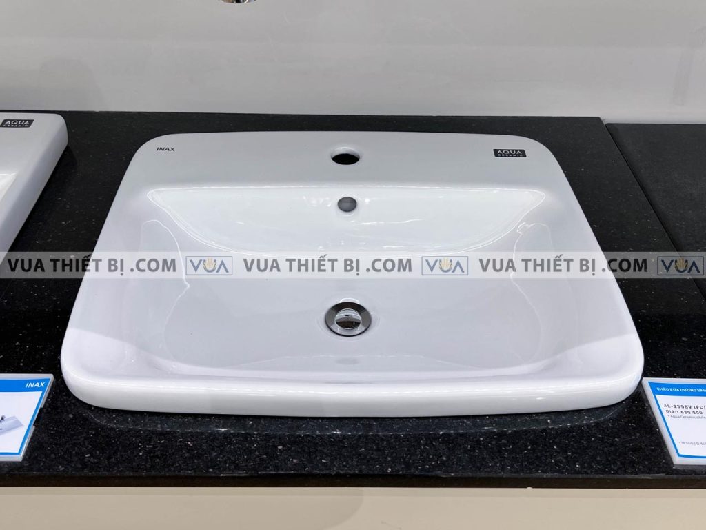 Chậu lavabo dương vành INAX L-2398V (EC/FC) | VUA THIẾT BỊ .COM