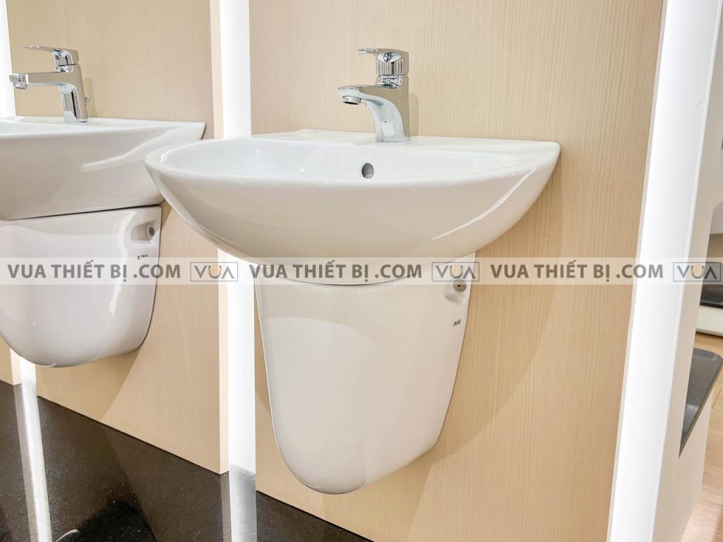 Chậu lavabo treo tường INAX L-285V L-288VD chân dài | VUA THIẾT BỊ .COM