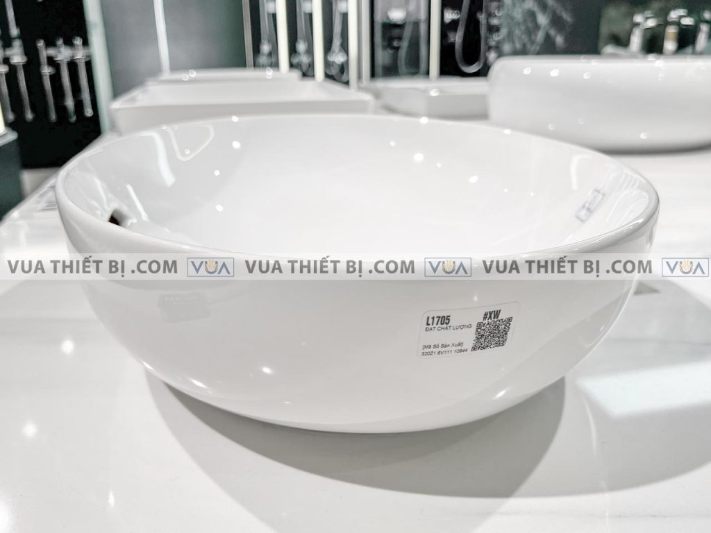 chậu lavabo đặt bàn TOTO LT1705#XW | VUA THIẾT BỊ .COM