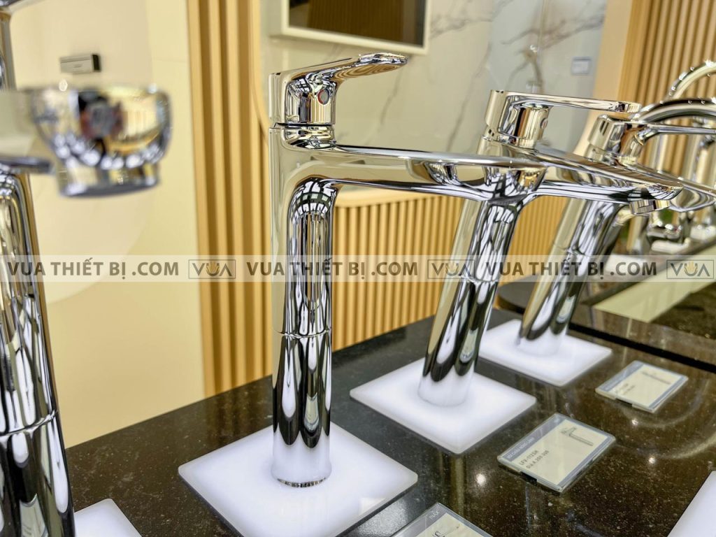 Vòi lavabo INAX LFV-1402SH cổ cao nóng lạnh | VUA THIẾT BỊ .COM