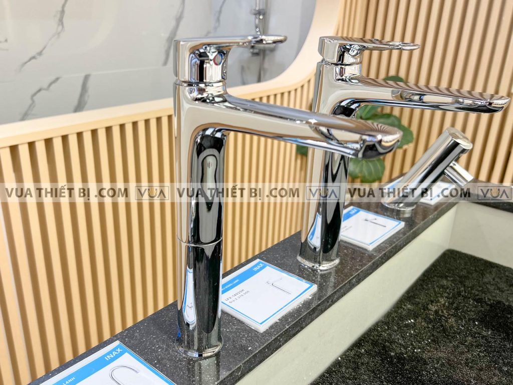 Vòi lavabo INAX LFV-1402SH cổ cao nóng lạnh | VUA THIẾT BỊ .COM