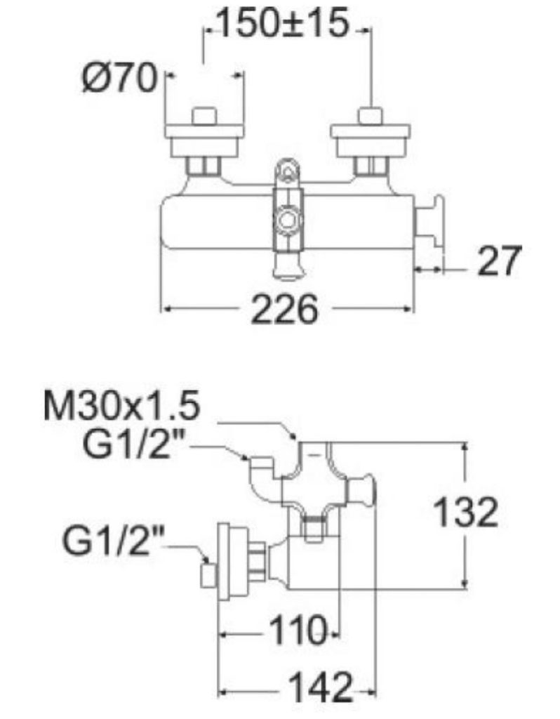 Vòi sen cây American Standard WF-1772 Signature - VUA THIẾT BỊ .COM