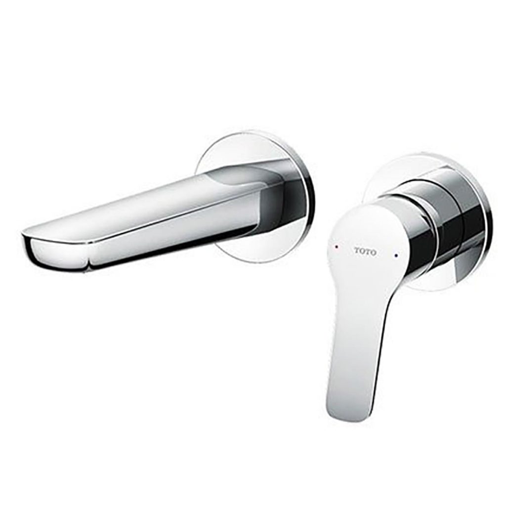 Vòi lavabo âm tường TOTO Vòi chậu rửa mặt gắn tường nóng lạnh giá rẻ