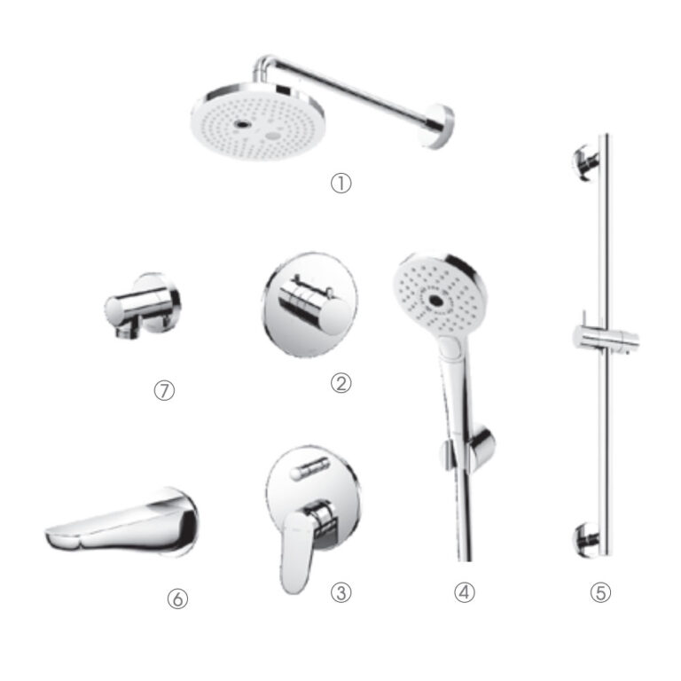 Vòi sen âm tường TOTO TBW01004A TBV01103B TBN01102B TBS04304B TBN01001B ...