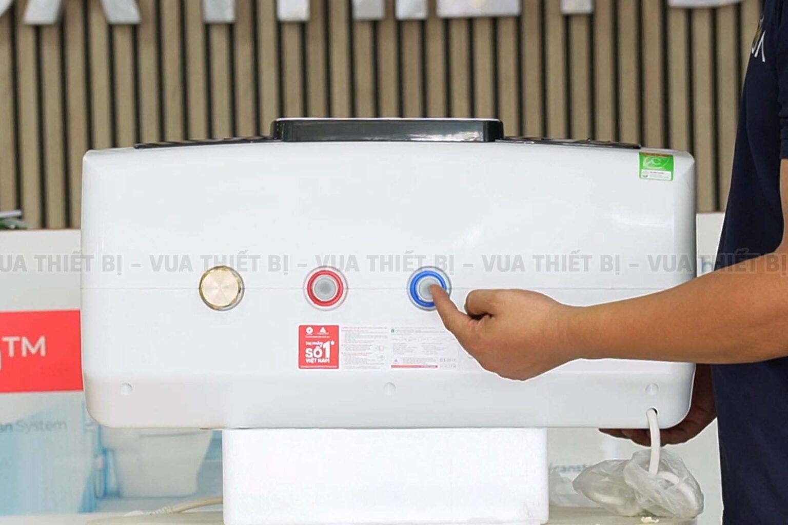 Bình nóng lạnh Rossi PURO 20L lít ngang RPO 20SL gián tiếp 2500w | VUA THIẾT BỊ .COM