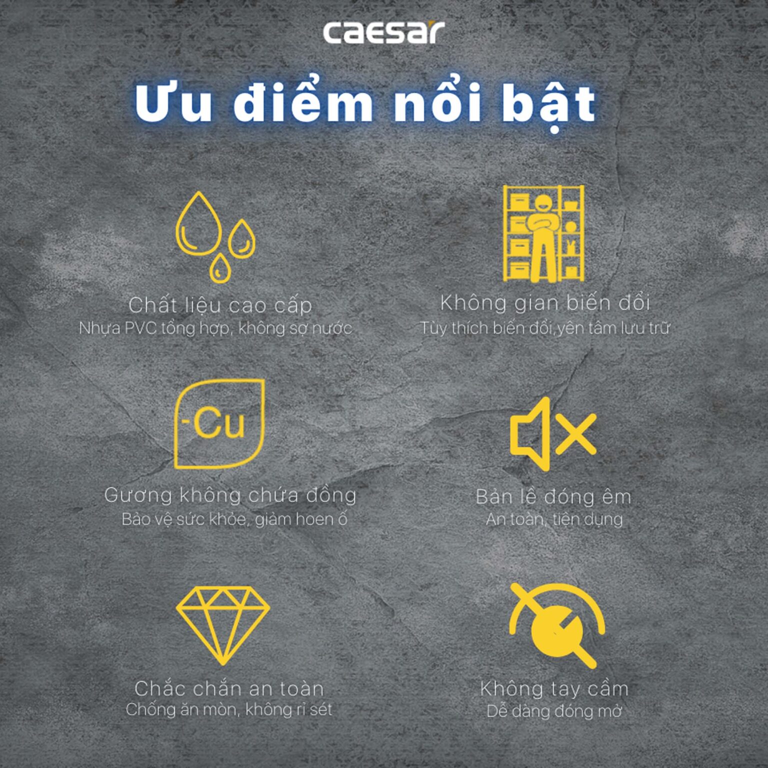 Tủ gương CAESAR EM0180W7V | VUA THIẾT BỊ .COM